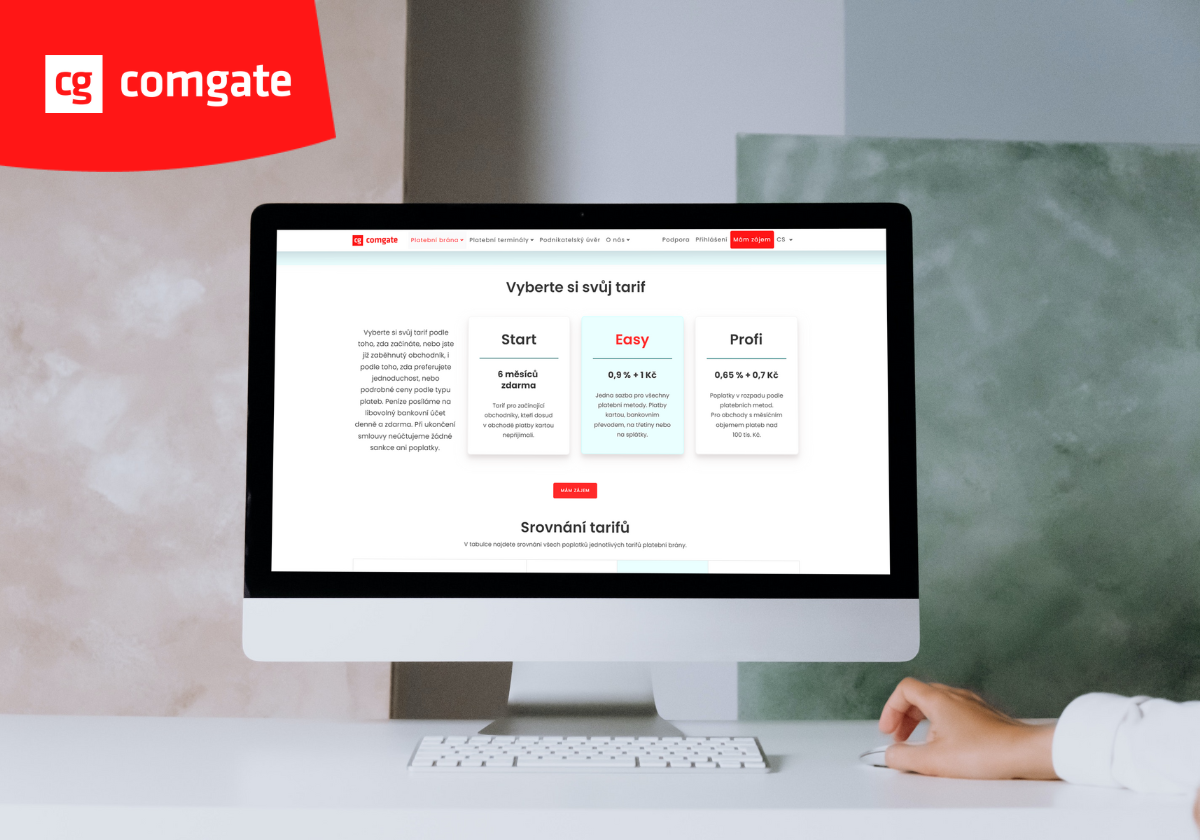 Comgate má nové, výhodnější a přehlednější tarify | FastCentrik